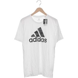 Adidas Herren T-Shirt, weiß, Gr. 48