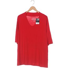 Selection by Ulla Popken Damen Langarmshirt, rot, Gr. 50