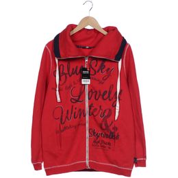 SOCCX Damen Sweatshirt, rot, Gr. 42