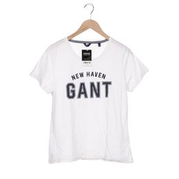 Gant Damen T-Shirt, weiß, Gr. 44