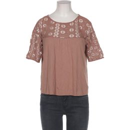 Mango Damen T-Shirt, braun, Gr. 38