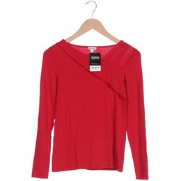 Alba Moda Damen Langarmshirt, rot, Gr. 34