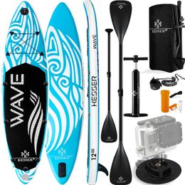 Kesser® Aufblasbares SUP Board Set Stand Up Paddle Board Premium Surfboard Wassersport 6 Zoll Dick Komplettes Zubehör 130kg