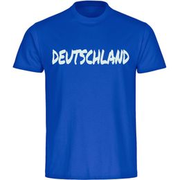 multifanshop® Kinder T-Shirt - Deutschland - Textmarker - Druck weiß