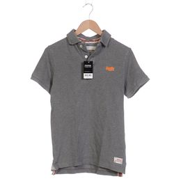 Superdry Herren Poloshirt, grau, Gr. 48