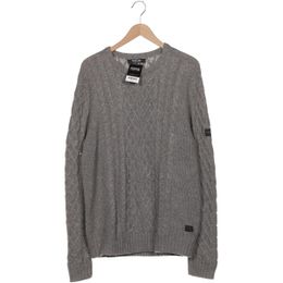 Firetrap Herren Pullover, grau, Gr. 54