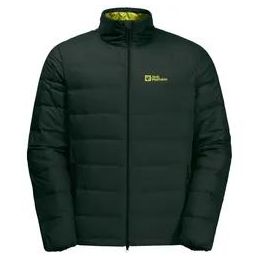 Daunenjacke Jack Wolfskin "ATHER DOWN JKT M" Gr. L (52), grün (schwarzolive, firefly) Herren Jacken