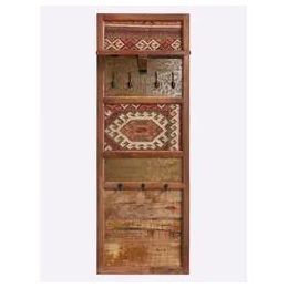 Garderobe Heine HOME Garderobenpaneele Gr. B/H/T: 60,5cm x 170cm x 16cm, bunt (braun, bunt)