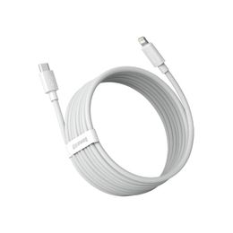 Baseus Simple Wisdom Data Cable Kit USB-C to Lightning PD 20W (2PCS/Set) 1.5m White