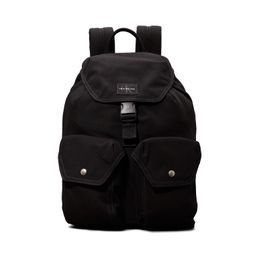 Cityrucksack Calvin Klein Jeans "SPORT ESSENTIALS FLAP BP W" schwarz (black) Rucksäcke