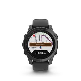 Smartwatch Garmin "fenix E - 47 mm" Smartwatches schwarz (schwarz, dunkelgrau)