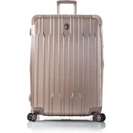 Hartschalen-Trolley Heys "Xtrak, atmosphere, 76 cm" Gr. B/H/T: 53 cm x 76 cm x 30 cm 127 l, beige (atmosphere) Koffer Reisegepäck groß Reisekoffer TSA Schloss Volumenerweiterung