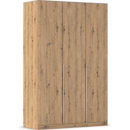 Drehtürenschrank Rauch "Kleiderschrank Schrank Garderobe AGORDO mit Dekor- oder Hochglanzfront" Schränke Gr. B/H/T: 136 cm x 210 cm x 54 cm, 3 St., braun (eiche artisan) durchdachte Innenausstattung, in 6 Breiten und 2 Höhen MADE IN GERMANY Bestseller