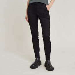 G-Star Raw Bronson Mid Waist Slim Chino - Schwarz - Damen