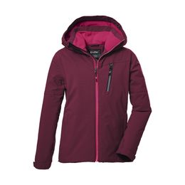 Outdoorjacke Killtec "KOW 169 GRLS JCKT", Kinder, Gr. 152, lila (himbeere), 100% Polyester, sportlich, Jacken