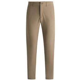 Anzughose BOSS Green "T_Commuter-Slim" Gr. 52, N-Gr, braun (light, pastel green334) Herren Hosen mit Gürtelschlaufen