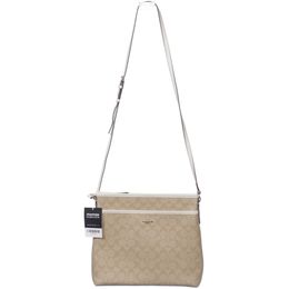 Coach Damen Handtasche, beige, Gr.