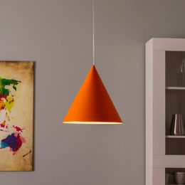 TK Lighting Hängeleuchte Cono, einflammig, Ø 32 cm, orange