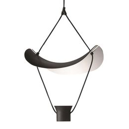 Masiero LED-Hängeleuchte Vollee S1 P, 44cm, down, schwarz