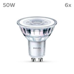 Philips LED-Lampe GU10 4,6W 390lm 840 klar 36° 6er