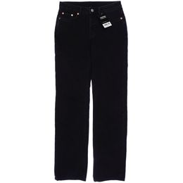 WEEKDAY Damen Jeans, schwarz, Gr. 25