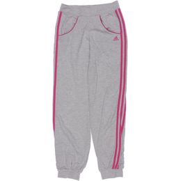 Adidas Damen Stoffhose, grau, Gr. 164