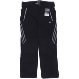 Adidas Herren Stoffhose, schwarz, Gr. 152