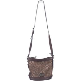 Fossil Damen Handtasche, braun, Gr.