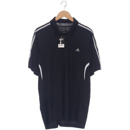 Adidas Herren Poloshirt, schwarz, Gr. 56