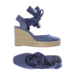 Zara Damen Sandale, blau, Gr. 39