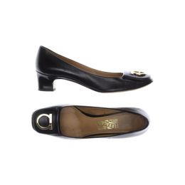 Salvatore Ferragamo Damen Pumps, schwarz, Gr. 5.5