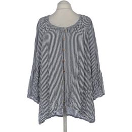 Ulla Popken Damen Bluse, blau, Gr. 62