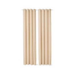 Tchibo 2 Vorhangschals - Beige