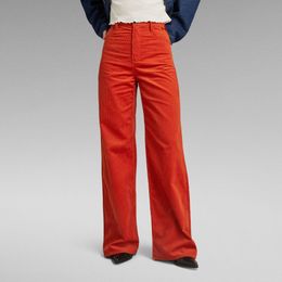 G-Star Raw Deck 2.0 Ultra High Loose Hose - Orange - Damen