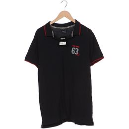 CAMP DAVID Herren Poloshirt, marineblau, Gr. 56