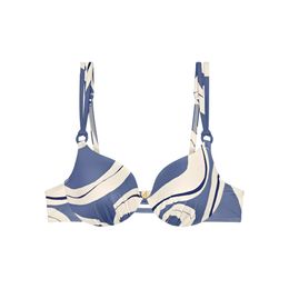 Triumph - Bikini Top gefüttert mit Bügel - Blue 42E - Summer Allure - Bademode für Frauen