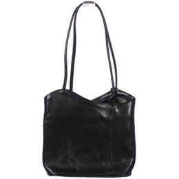 Pelle Pelle Damen Handtasche, schwarz, Gr.