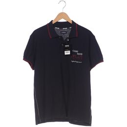 CAMP DAVID Herren Poloshirt, marineblau, Gr. 54