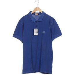 BOSS Orange Herren Poloshirt, blau, Gr. 56