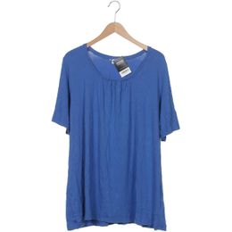 Ulla Popken Damen T-Shirt, blau, Gr. 50