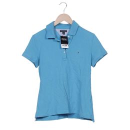 Tommy Hilfiger Damen Poloshirt, blau, Gr. 38