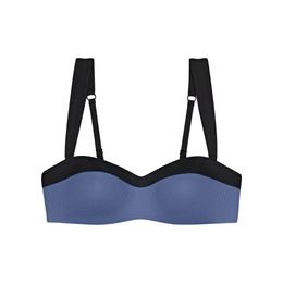 Triumph - Bikini Top gefüttert mit abnehmbaren Trägern - Blue 38B - Summer Glow - Bademode für Frauen