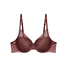 Triumph - Gefütterter Bügel-BH - Eggplant 85E - Triumph Signature Sheer - Unterwäsche für Frauen