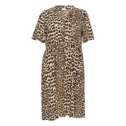 Kaffe Curve Shirt Dress 'Arinay' female Beige size 46