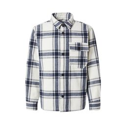 Tom Tailor Denim Hemd Herren Größe M elfenbein / marine / dunkelgrau