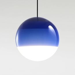 Marset Dipping Light LED-Hängelampe Ø 13 cm blau