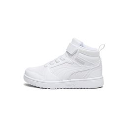 Puma Sneaker 'Rebound V6' Jungen Größe 32 hellgrau / weiß