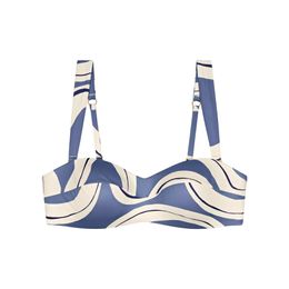 Triumph - Bikini Top gefüttert mit abnehmbaren Trägern - Blue 38C - Summer Allure - Bademode für Frauen