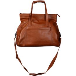 Mango Damen Handtasche, braun, Gr.