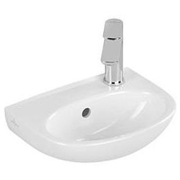 Villeroy & Boch Villeroy und Boch O.novo Waschtisch 43403R01 36x27,5cm, oval, mit Überlauf, Hahnloch rechts durchgestochen, weiß